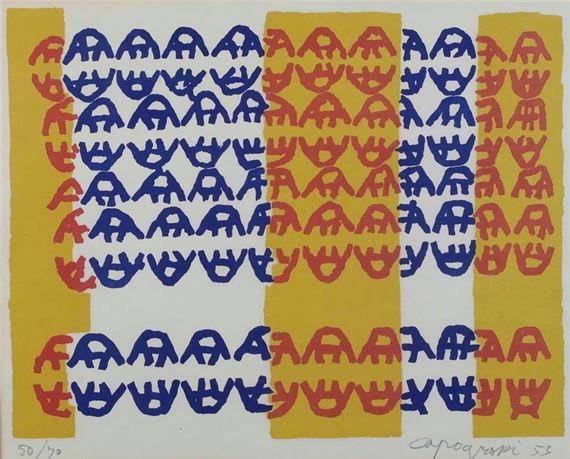 Giuseppe Capogrossi | Untitled (1953) | MutualArt