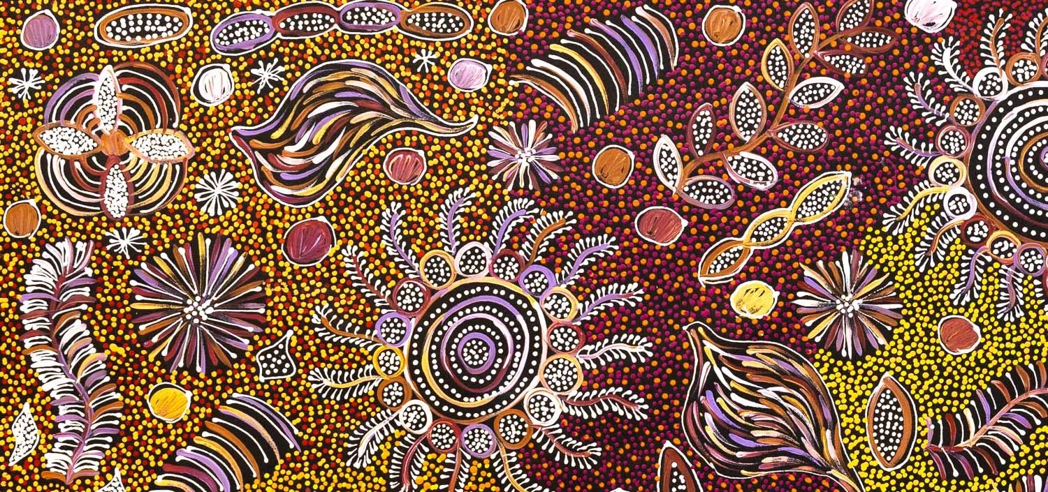 Belinda Golder Kngwarreye | Bush Yam (2021) | MutualArt