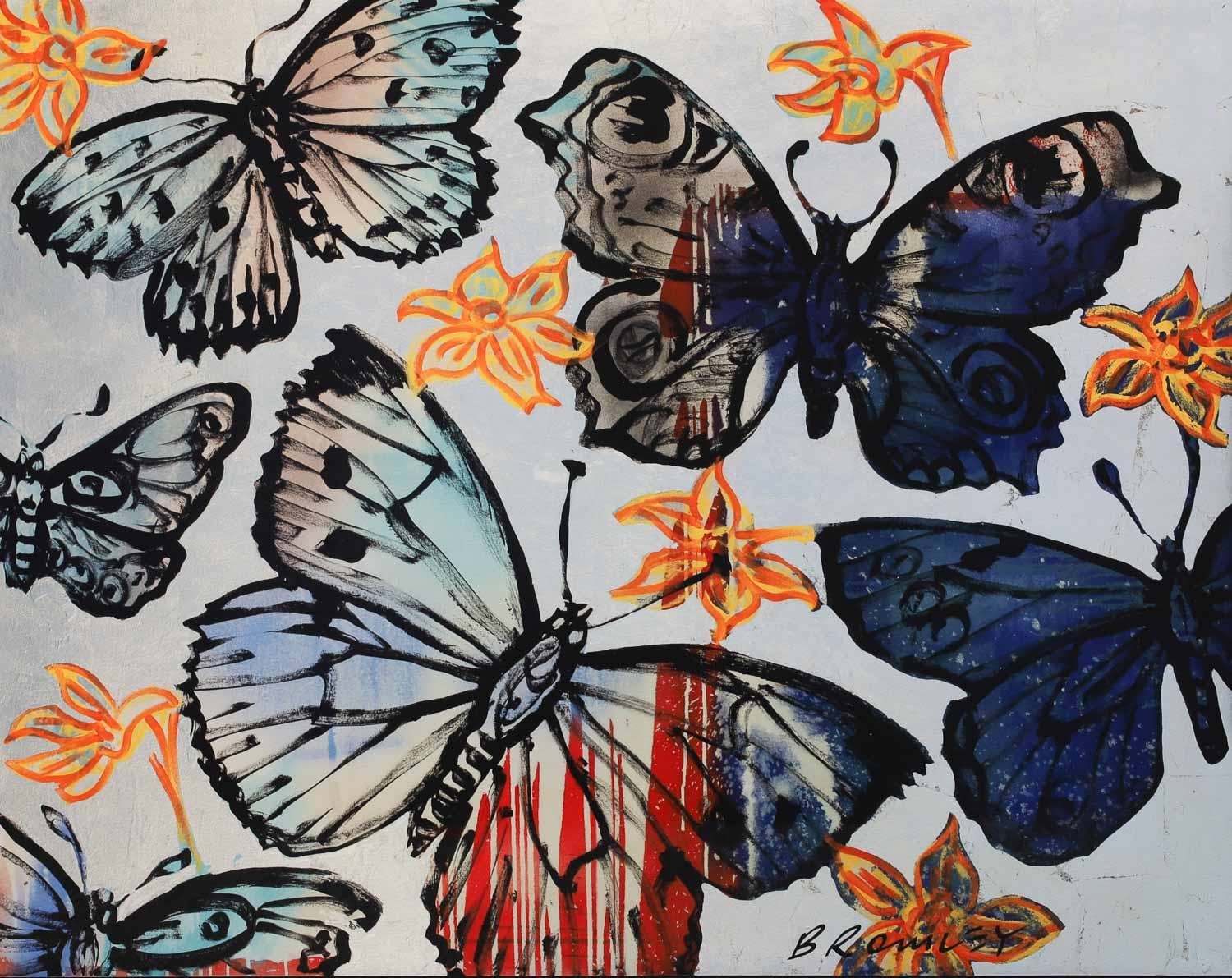 David Bromley | Set of Entree Plates by Robert Gordon Pottery with Box ...