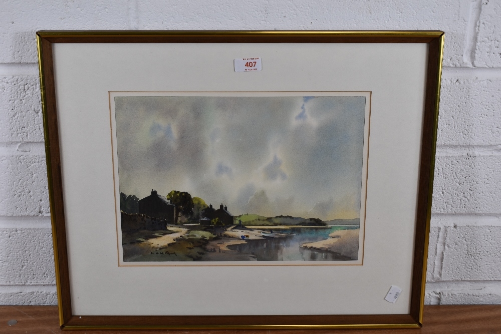 Ebenezer John Woods (jack) Prior | a nicely painted estuary scene ...
