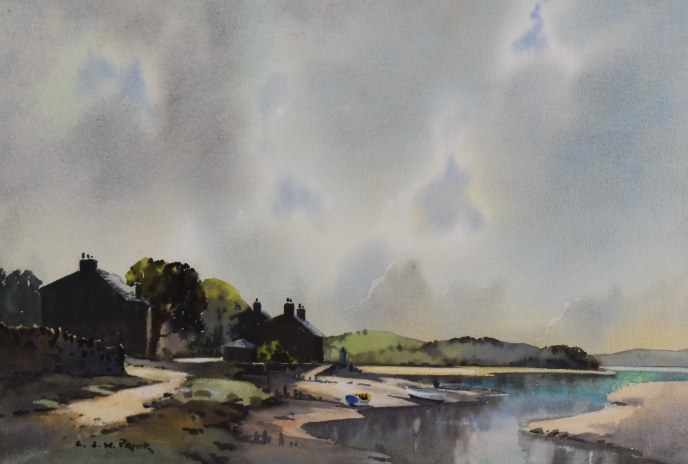 Ebenezer John Woods (jack) Prior | a nicely painted estuary scene ...