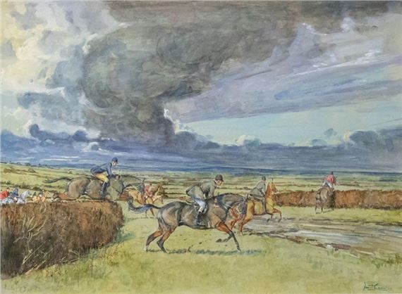 Daniel Crane | Daniel Crane (b.1969) Hell For Leather watercolour (2008 ...