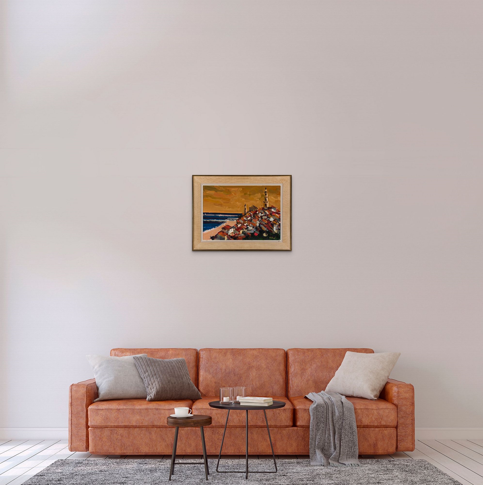 Alfred Cheney Chadbourn | View of Menton (1977) | MutualArt