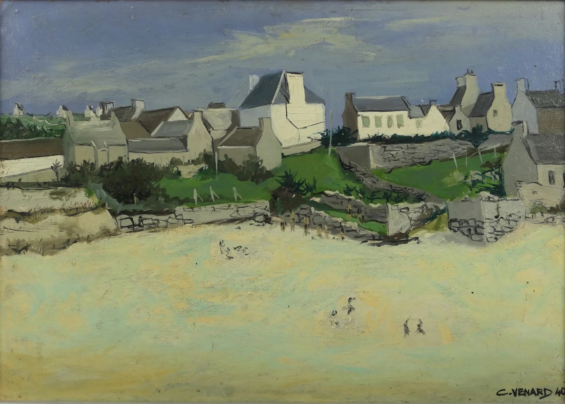 Claude Venard | Plage de Bretagne | MutualArt