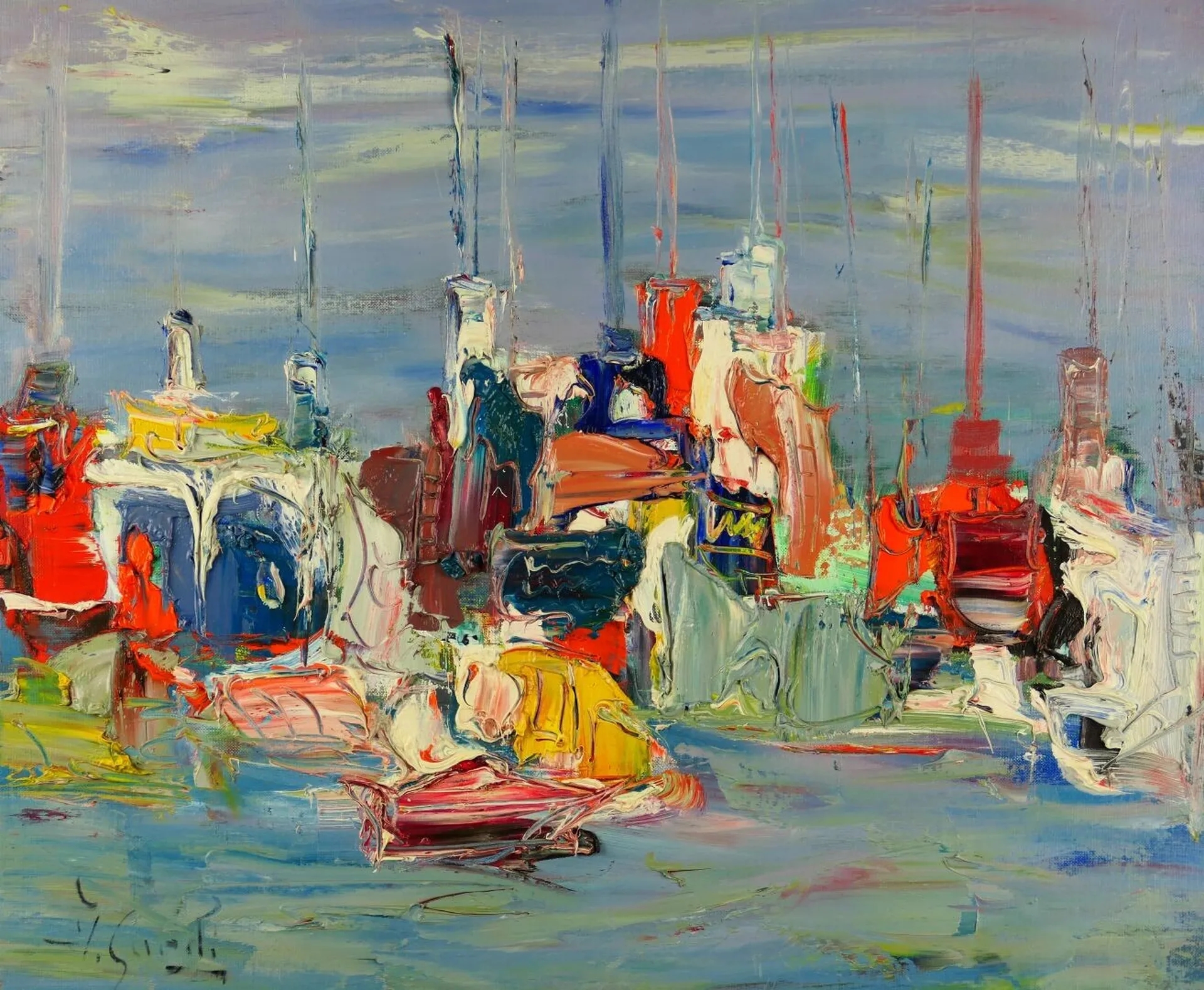 Jean Sardi | Marine Bleue | MutualArt