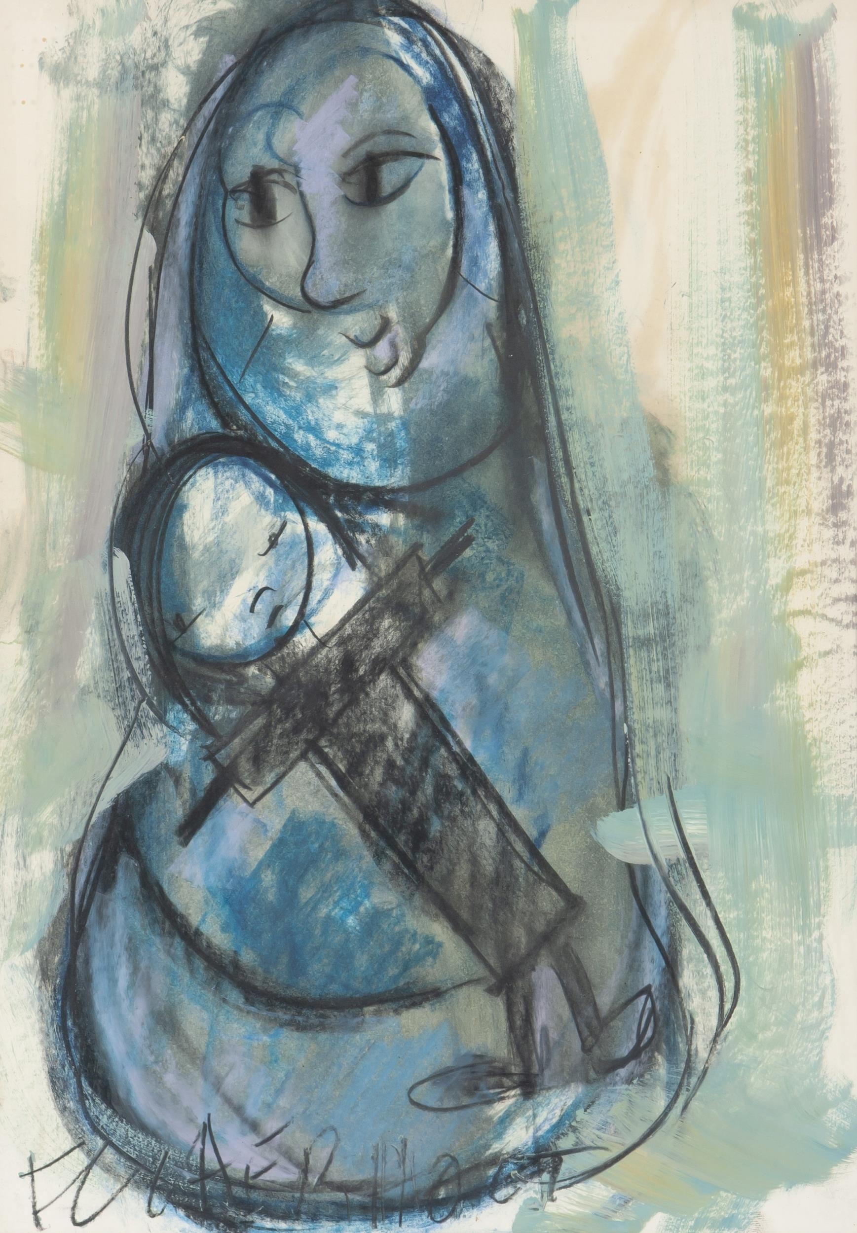 Frans Claerhout | ) MOTHER AND CHILD | MutualArt