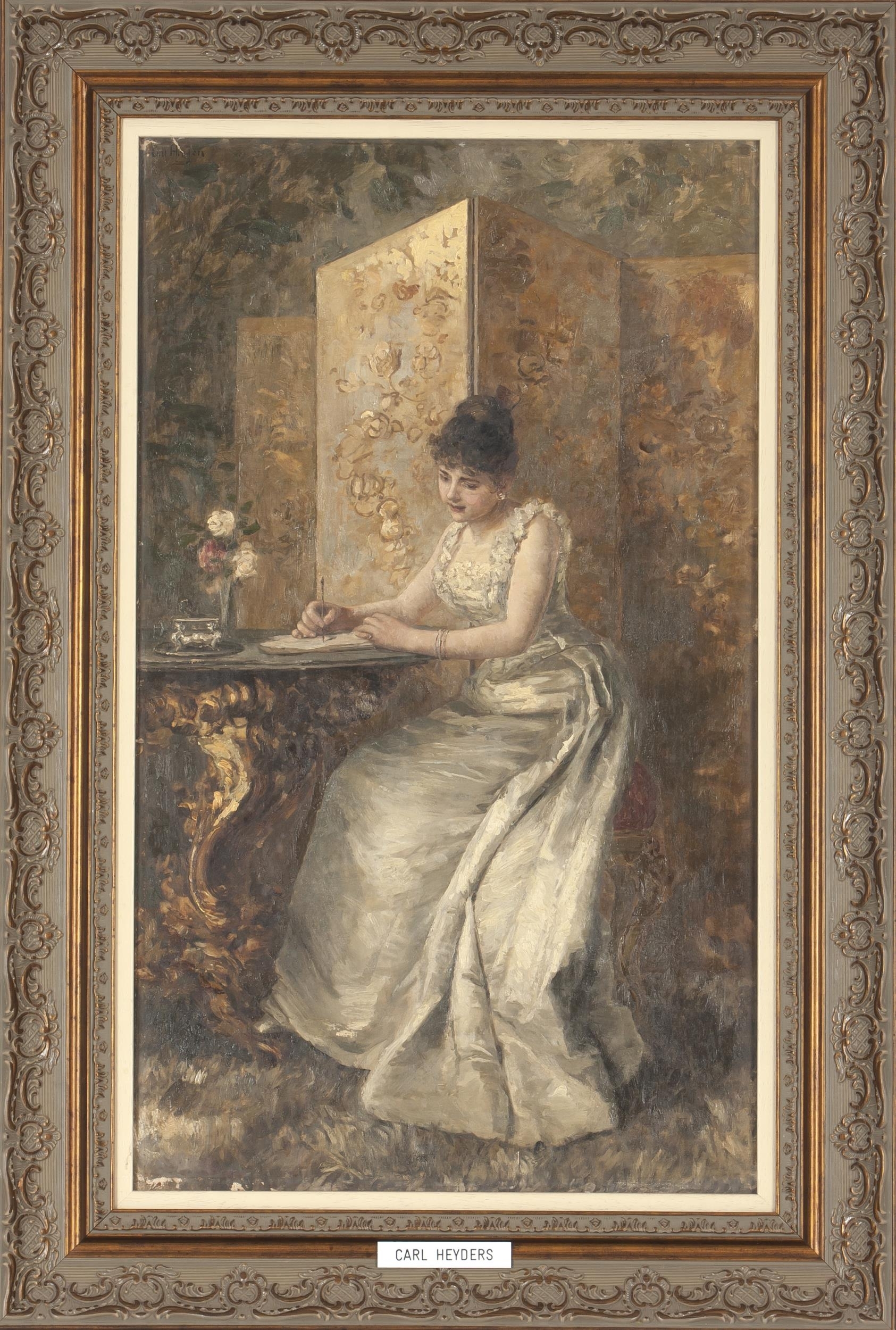 Carl Heyden | ) WOMAN WRITING | MutualArt