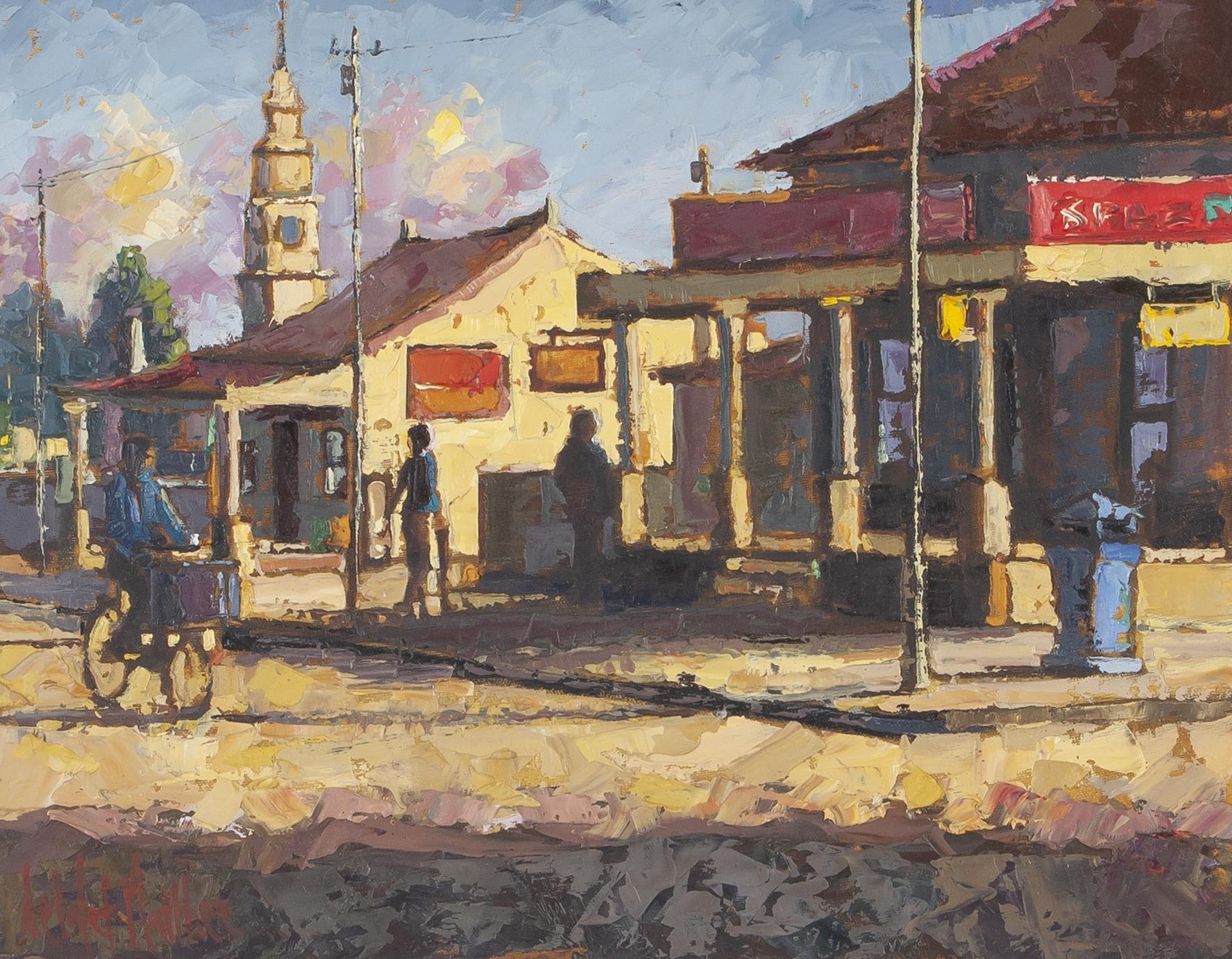 De Wet Matthee | ) TOWN SCENE | MutualArt