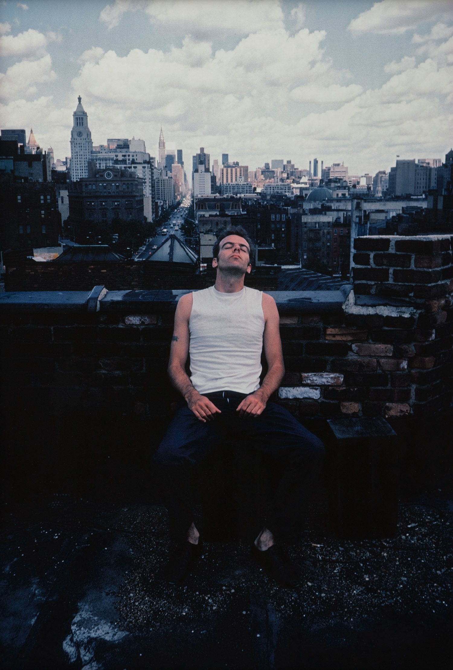 Nan Goldin | Trixie on a Ladder, NYC (1979) | MutualArt