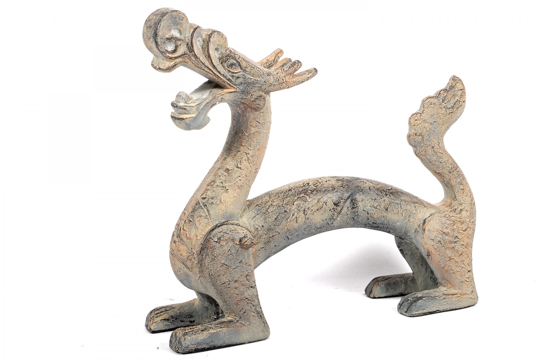 Han Dynasty | Replica Statue Of A Chinese Han Dynasty Dragon | MutualArt