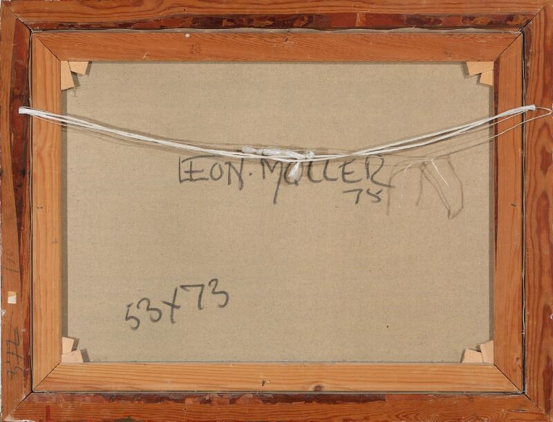 Leon Møller | Landscape with a house and a dark sky (78) | MutualArt