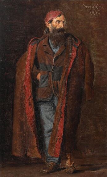 Wenzel Tornøe | Portrait Venetian fisherman with a wooden legs (1878 ...