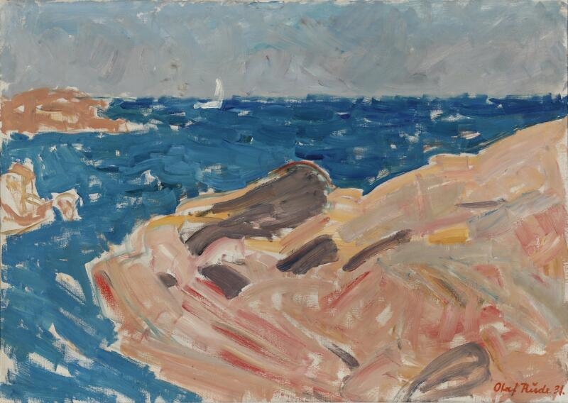 Olaf Rude | Coastal scenery | MutualArt