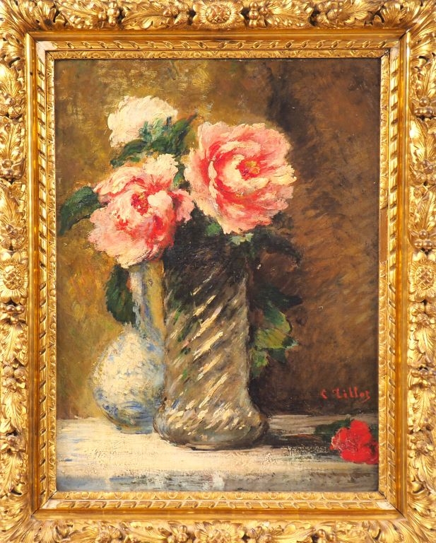 Charles Victor Tillot | Nature morte aux pivoines | MutualArt