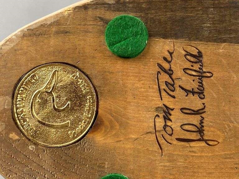 Tom Taber | Ducks Unlimited Tom Taber Special Edition Wood Duck Decoy ...