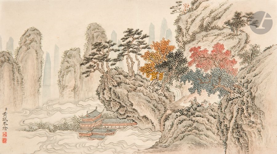 Huang Yue | Dix peintures de paysages dans le style Shanshui - 山水 ...