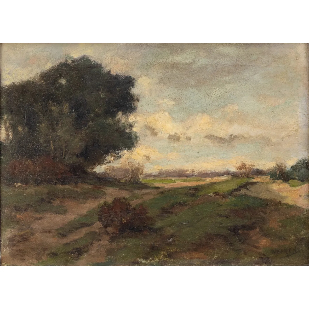 Martinus Jacobus Nefkens | Landweg bij Lunteren | MutualArt