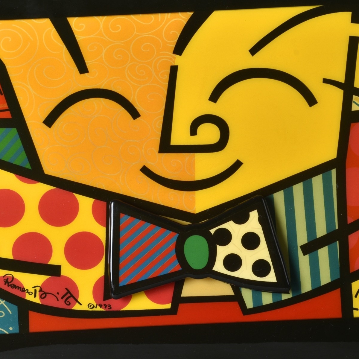 Romero Britto | The Hug (1993) | MutualArt