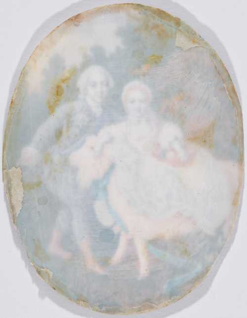 Francois-Hubert Drouais | Miniature portrait of Charles X and Marie ...