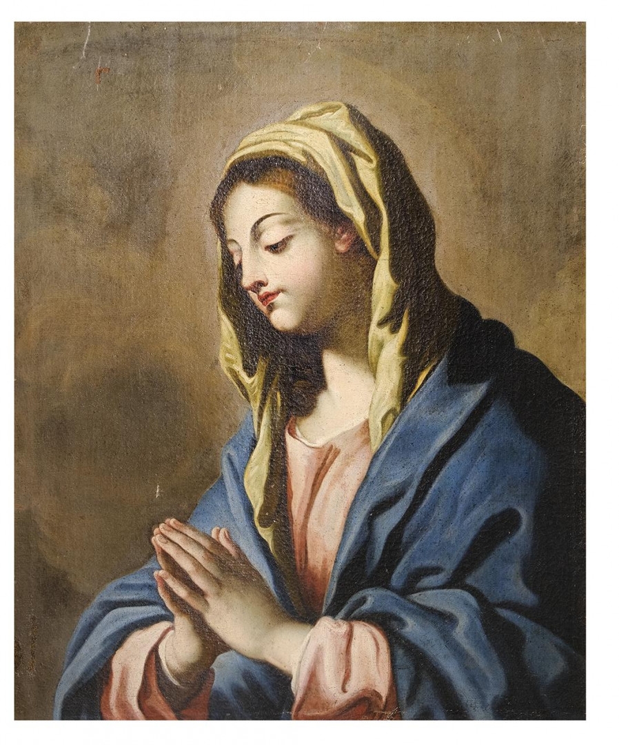 Italian School, 17th Century | Virgen orante | MutualArt