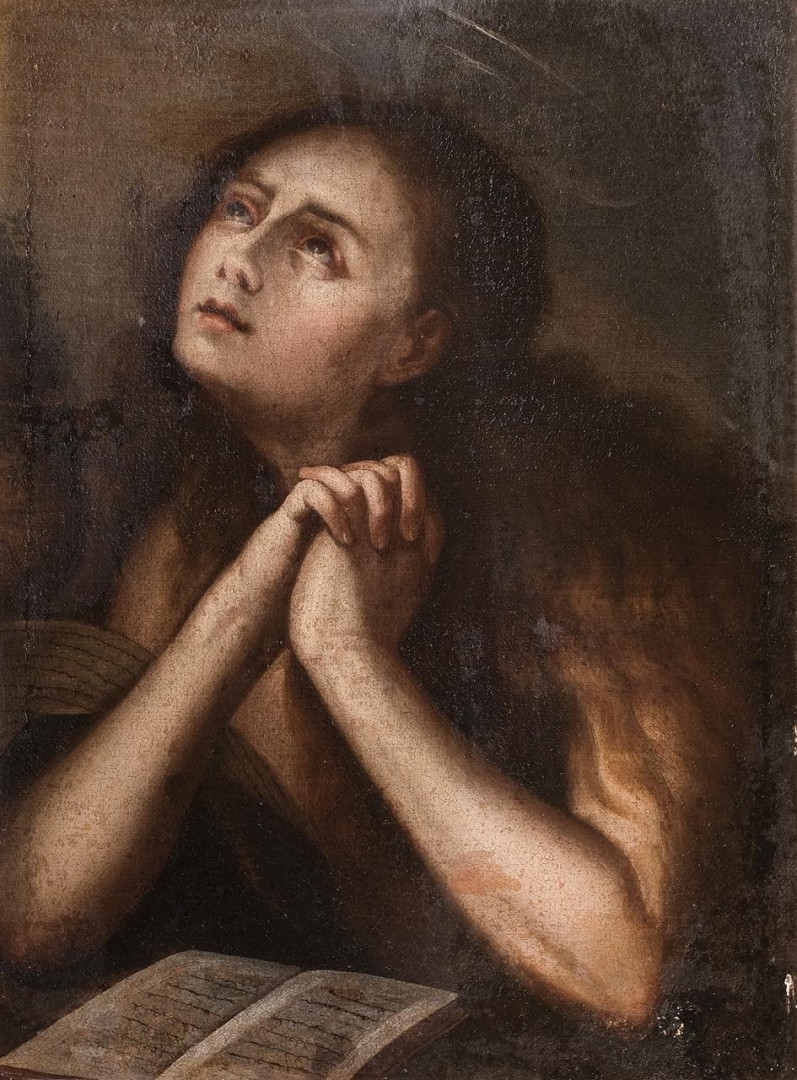 Spanish School, 17th Century | María Magdalena Penitente | MutualArt