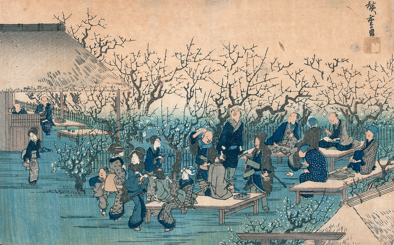 Utagawa Hiroshige | Kameido Umeyashiki (1833) | MutualArt
