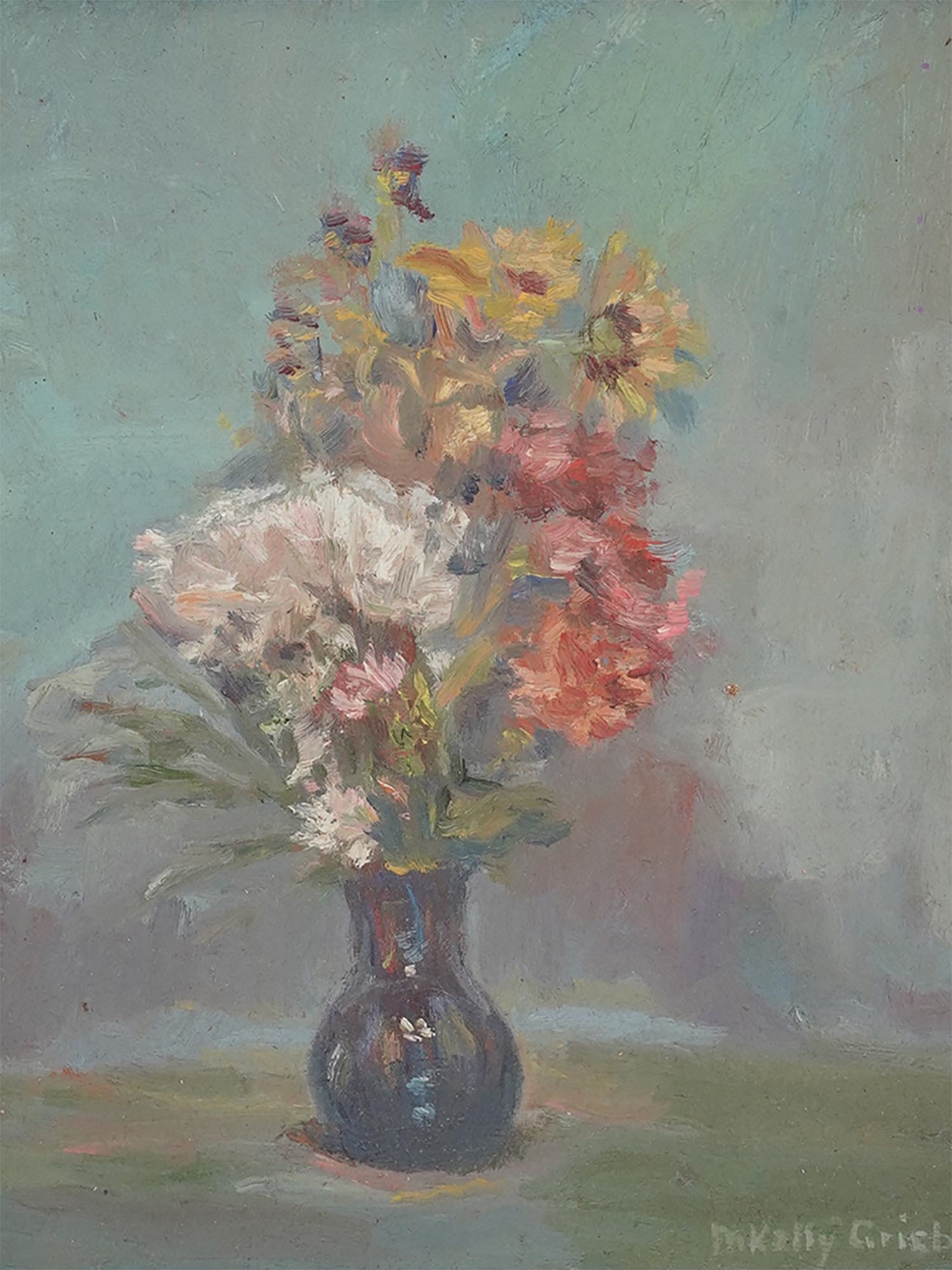 Mary Kelly | Still life with flowers | MutualArt