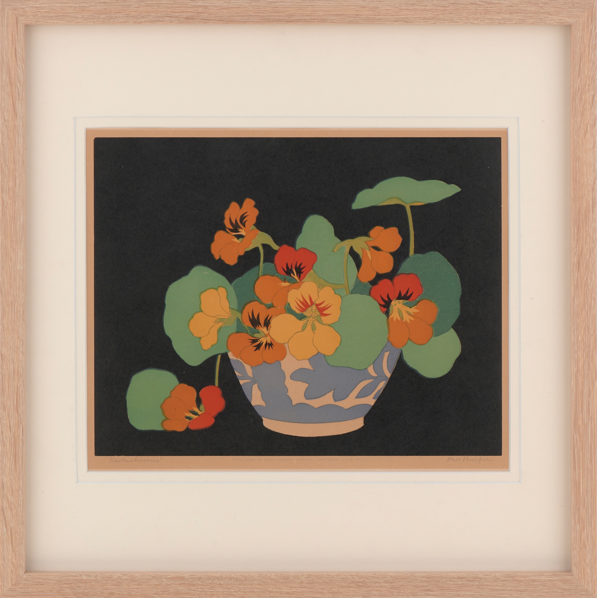 John Hall Thorpe | Nasturtiums | MutualArt