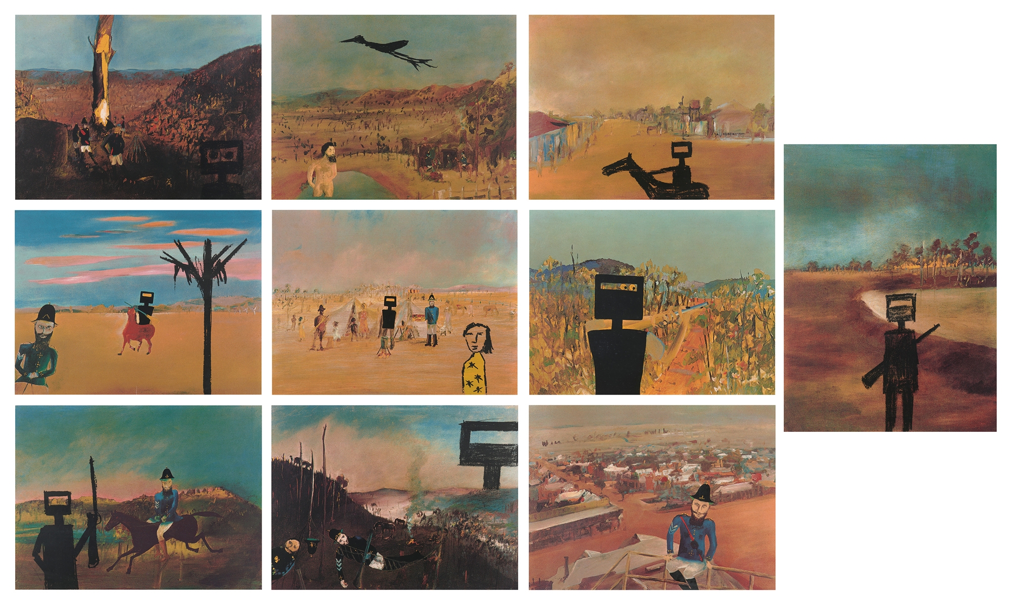 Sidney Nolan | Ned Kelly II (1978 - 1979) | MutualArt