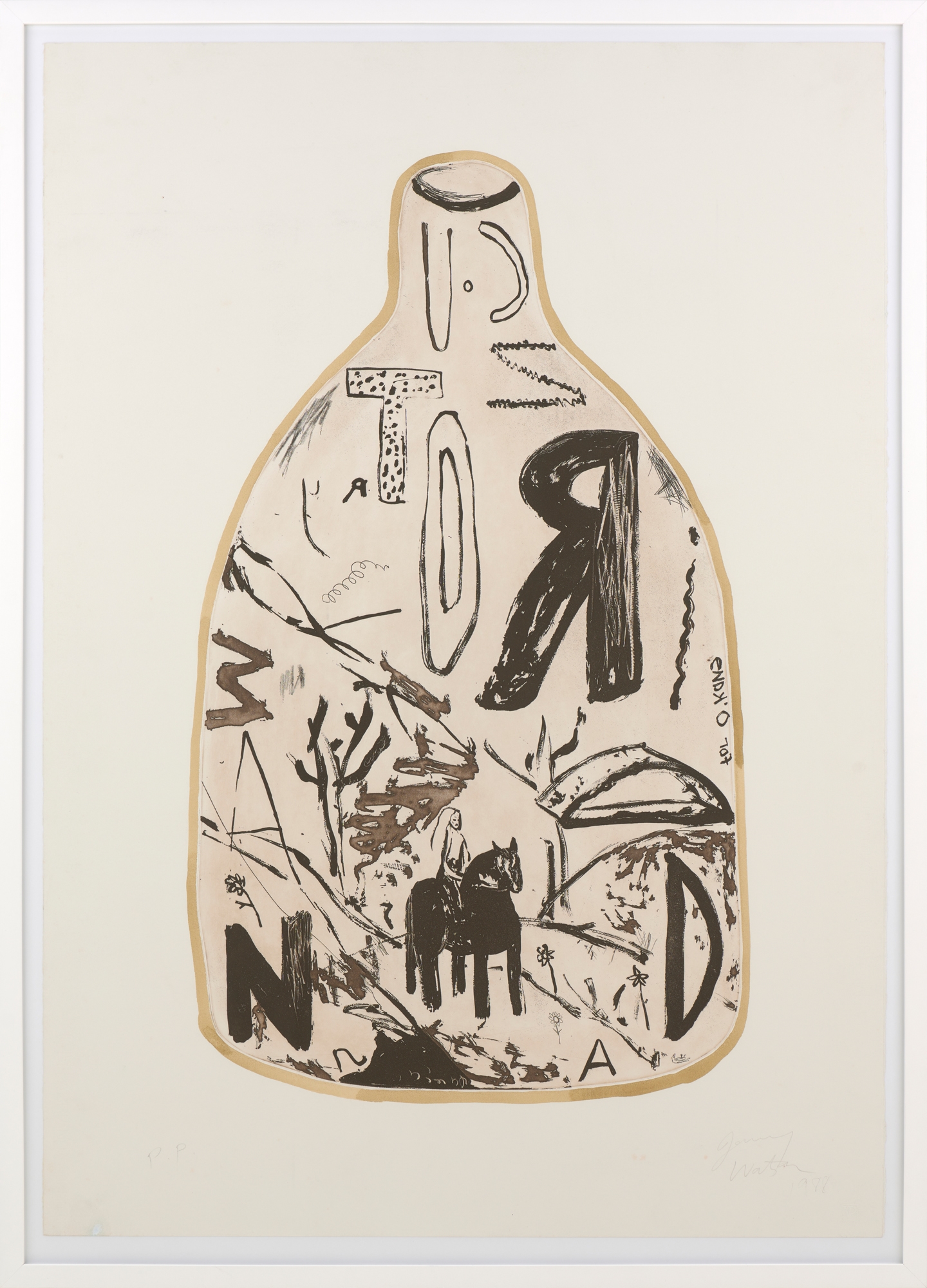 Jenny Watson | Bottled Memories (1988) | MutualArt