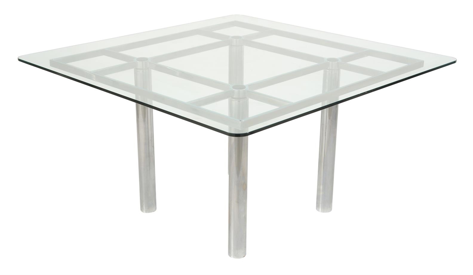 Tobia & Afra Scarpa | Glass top with chrome metal frame base. (Circa ...