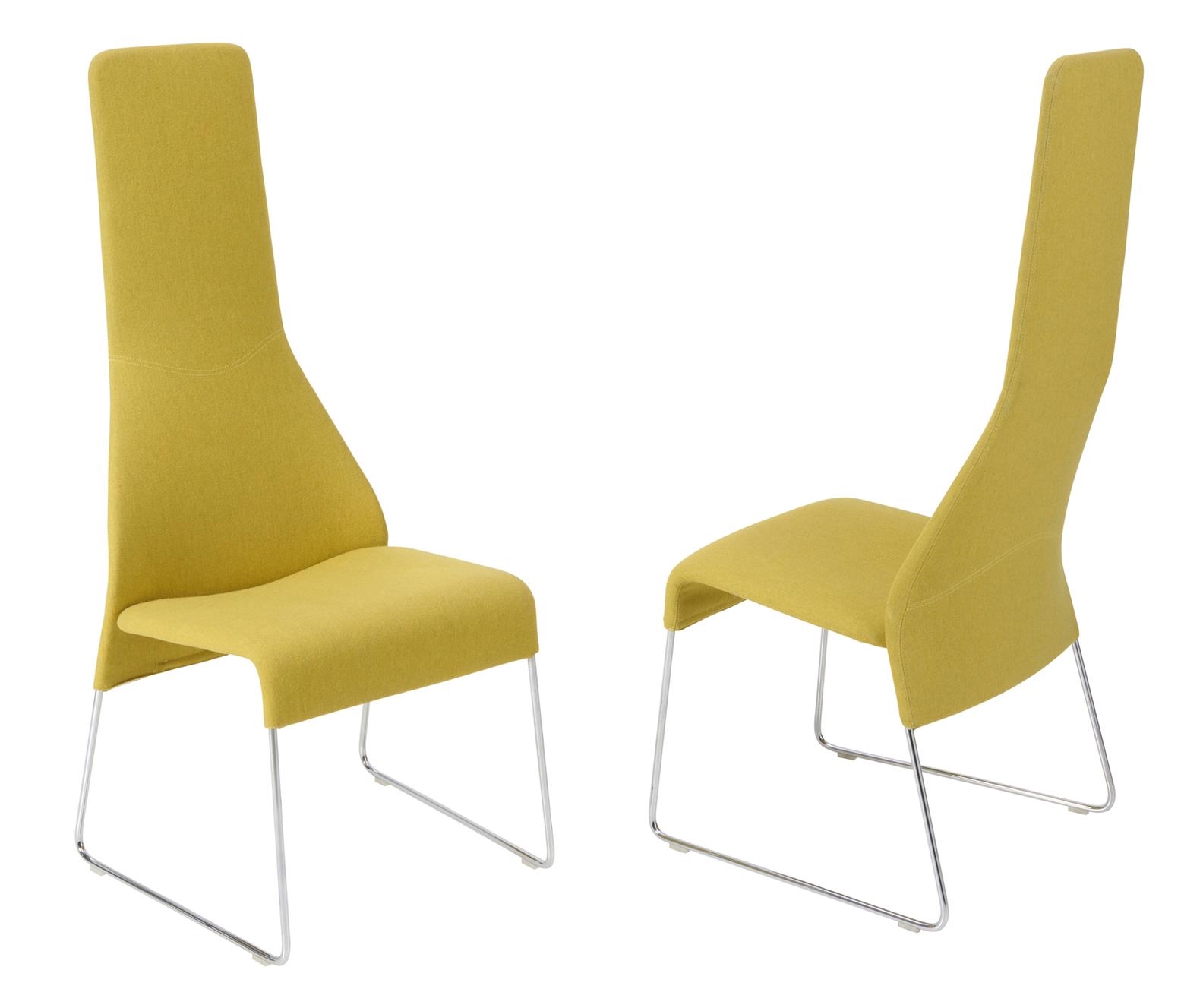 Patricia Urquiola | Thermoplastic material shells with chrome steel ...