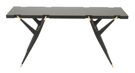 Ico Parisi | Black stained ashwood with brass fittings (1947) | MutualArt