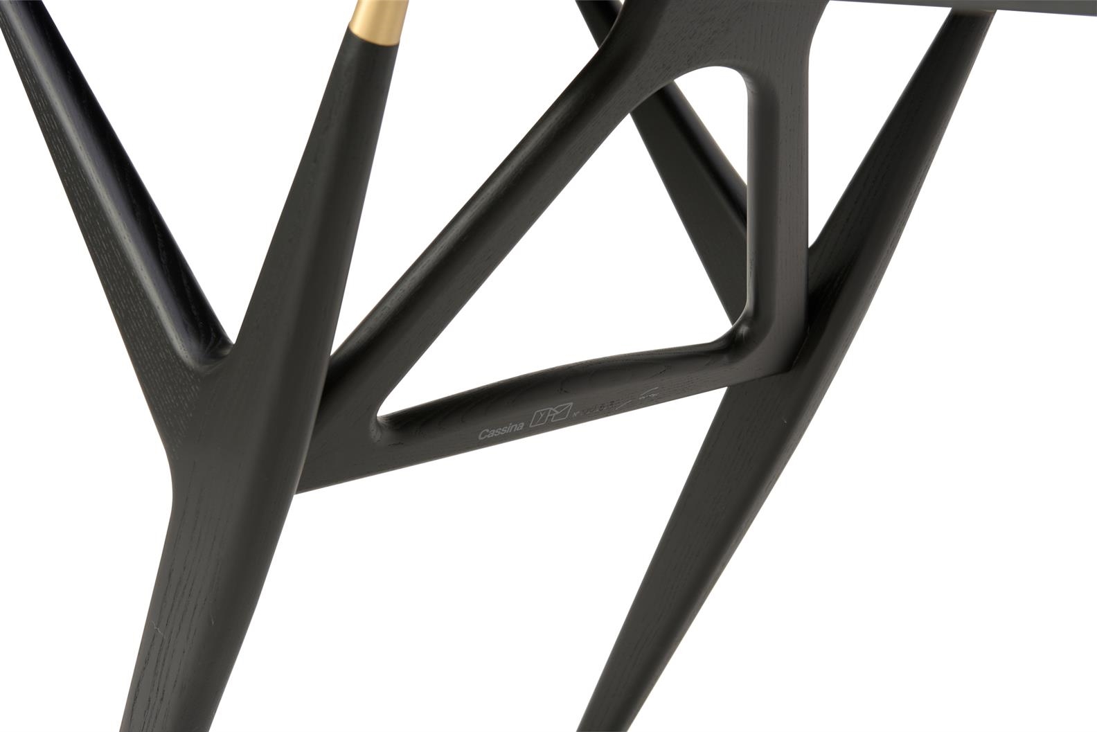 Ico Parisi | Black stained ashwood with brass fittings (1947) | MutualArt