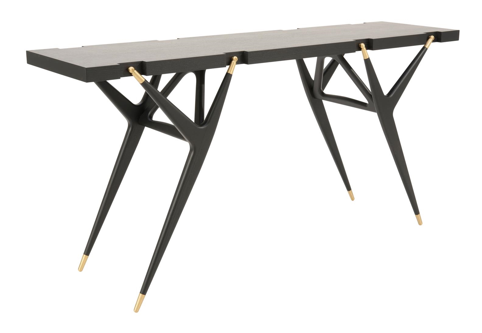 Ico Parisi | Black stained ashwood with brass fittings (1947) | MutualArt