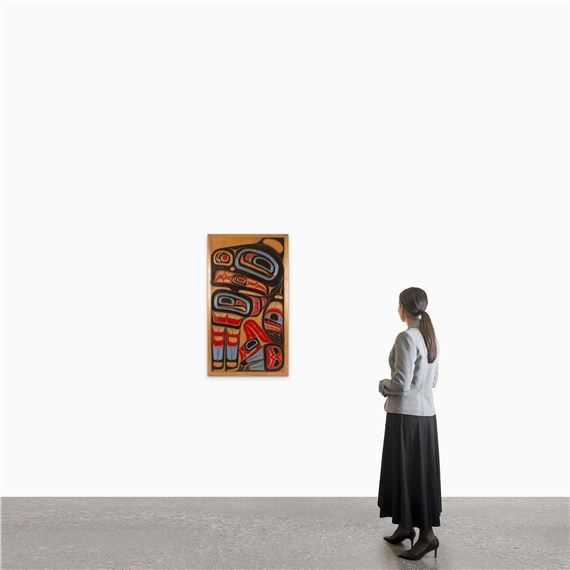 Tony Hunt | THUNDERBIRD CARVED WOODEN PANEL,1974 (1974) | MutualArt