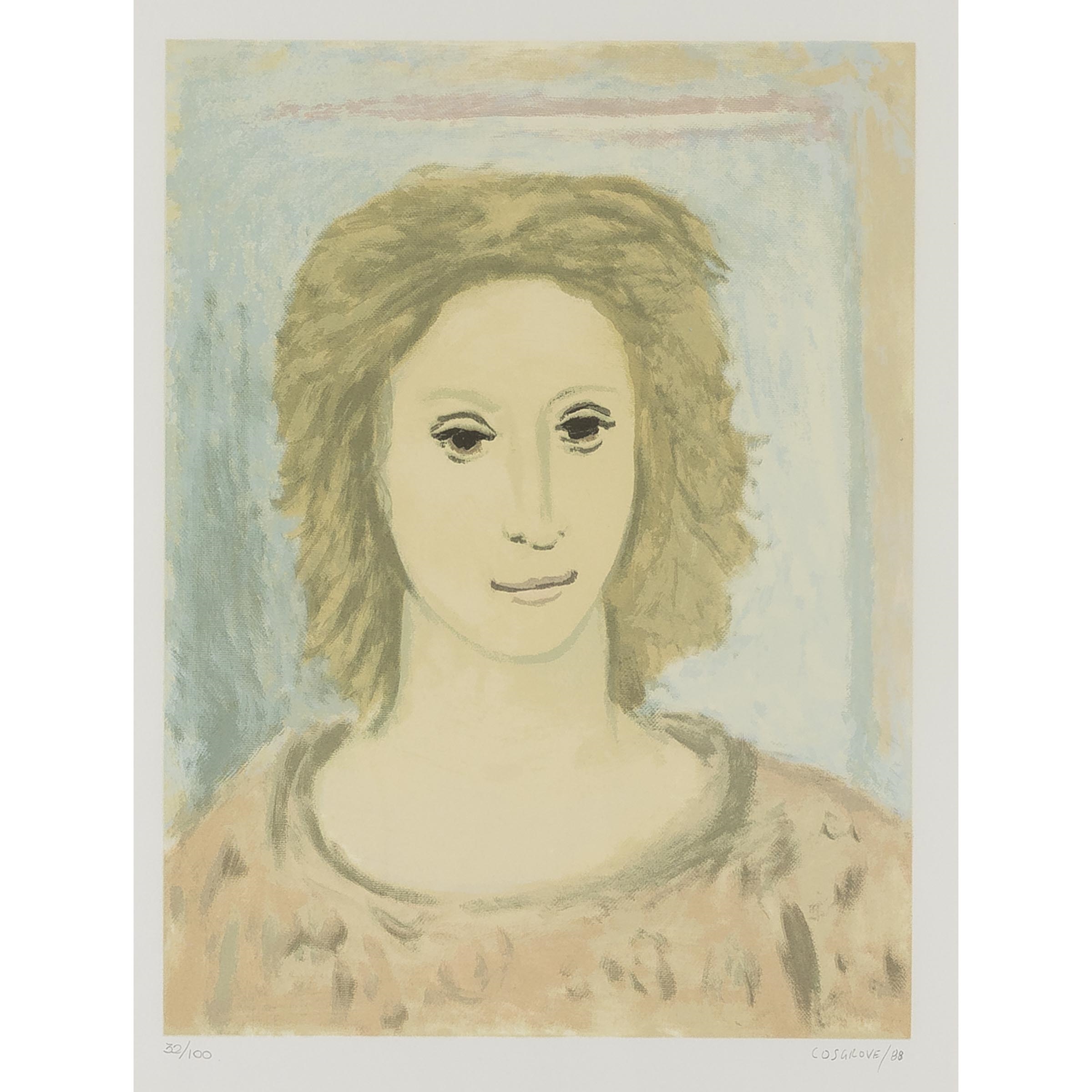 Stanley Cosgrove | PORTRAIT OF A GIRL | MutualArt