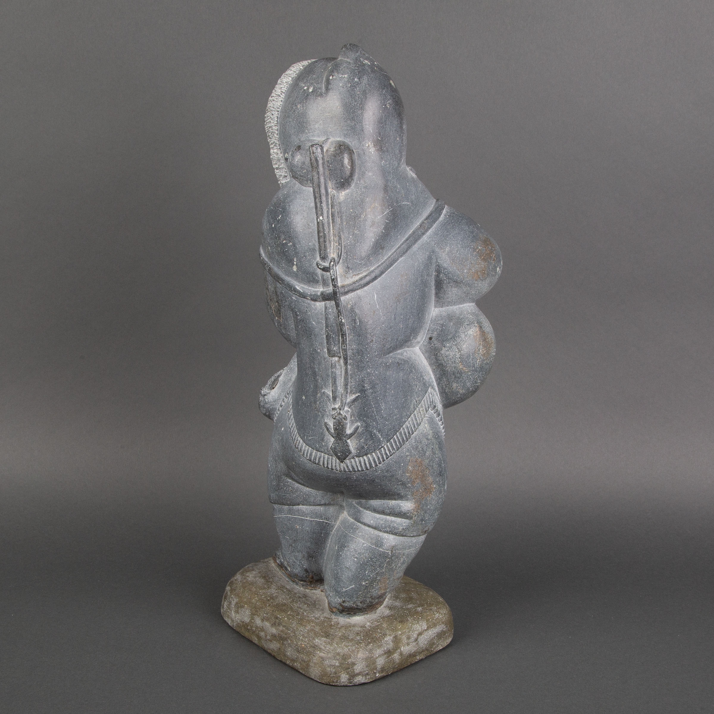 Davidee Nastapoka | HUNTER CARRYING WALRUS | MutualArt