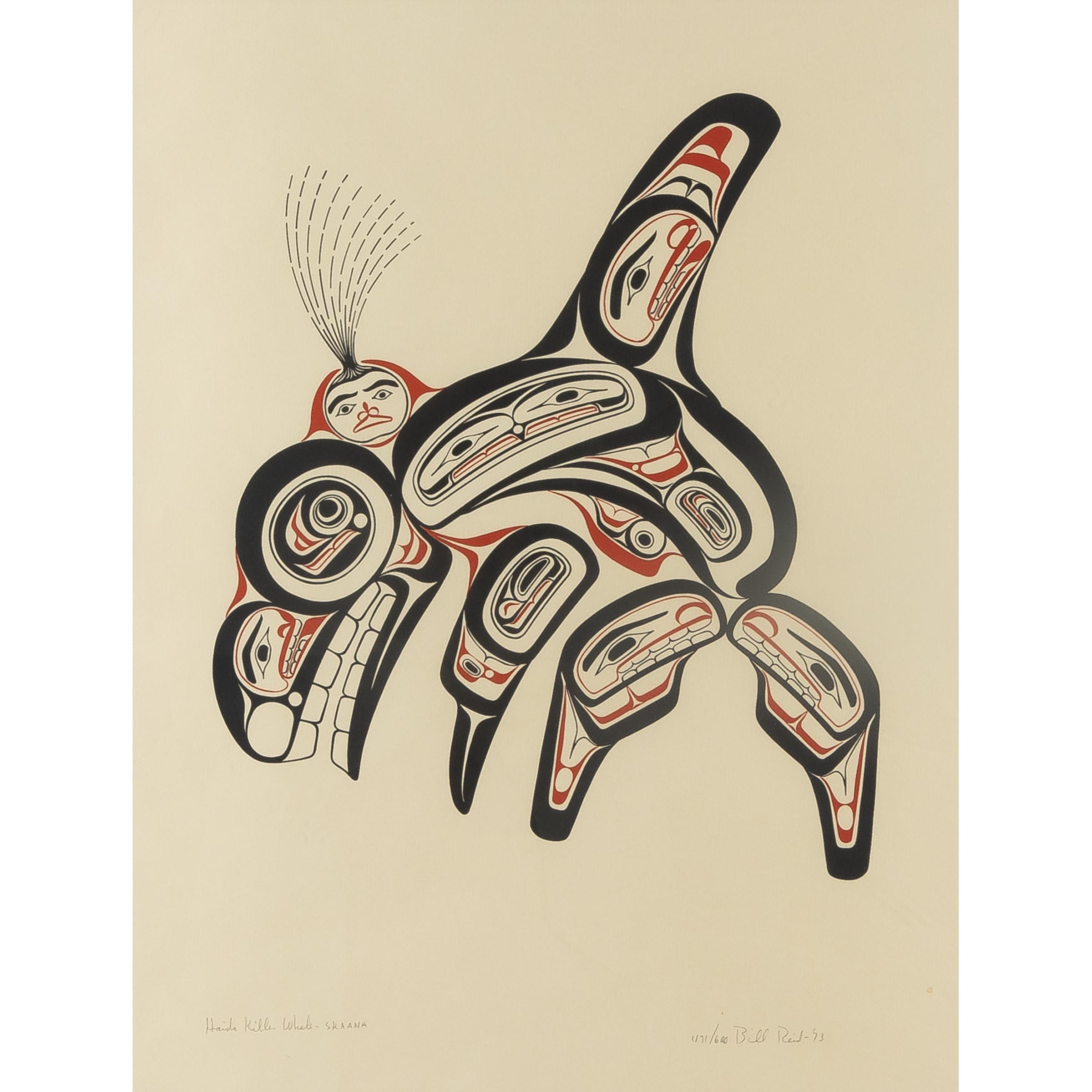 Bill Reid | HAIDA KILLER WHALE - SKAANA, 1973 (1973) | MutualArt