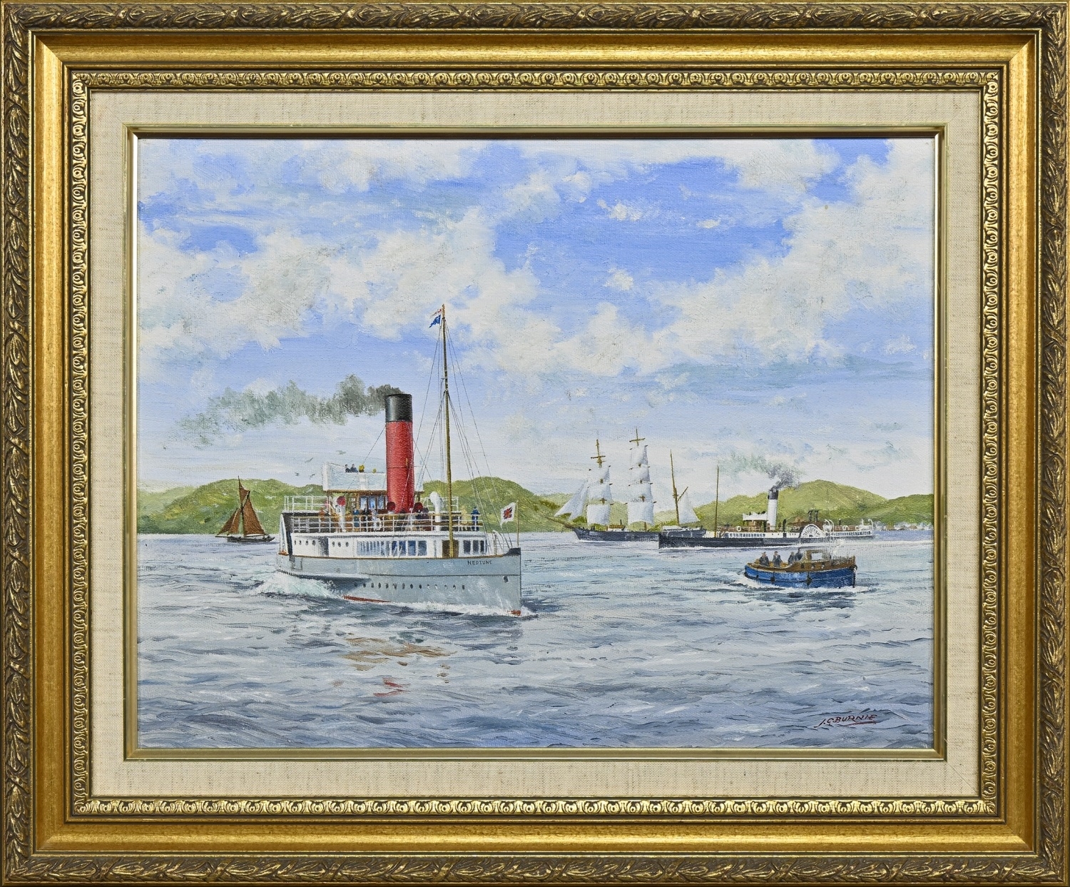 James Curry Burnie | PS NEPTUNE AT ISLE OF SKYE | MutualArt