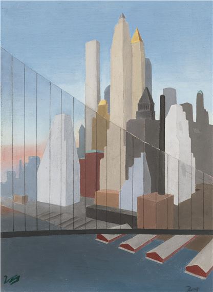 Virginia Berresford | Lower Manhattan (Circa 1930) | MutualArt