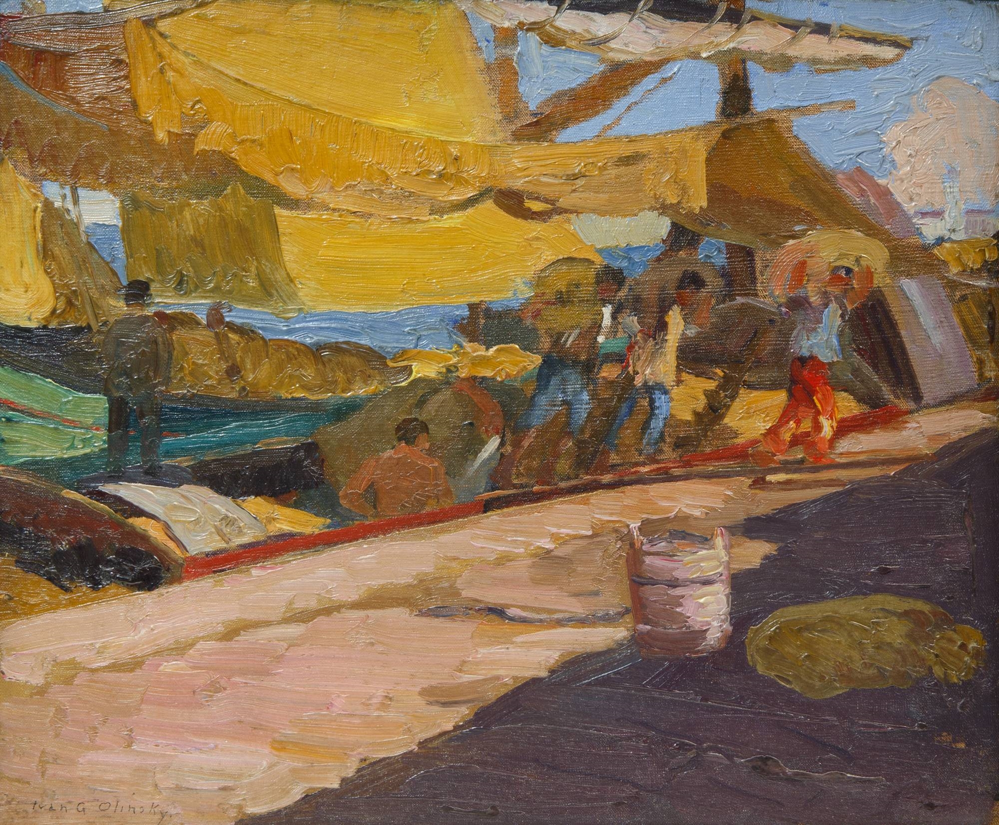 Ivan Gregorovitch Olinsky | Venice Waterfront | MutualArt