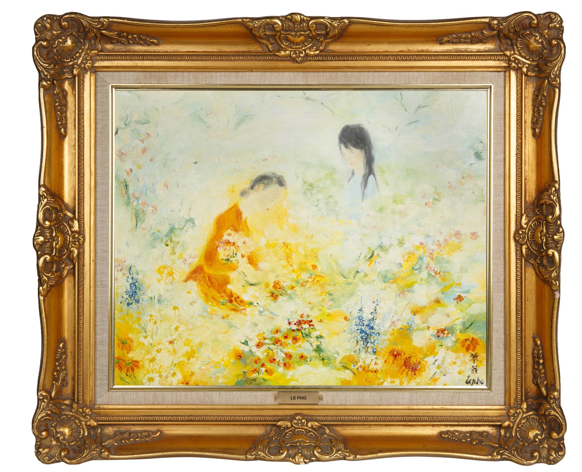 Le Pho | Women picking Flowers | MutualArt