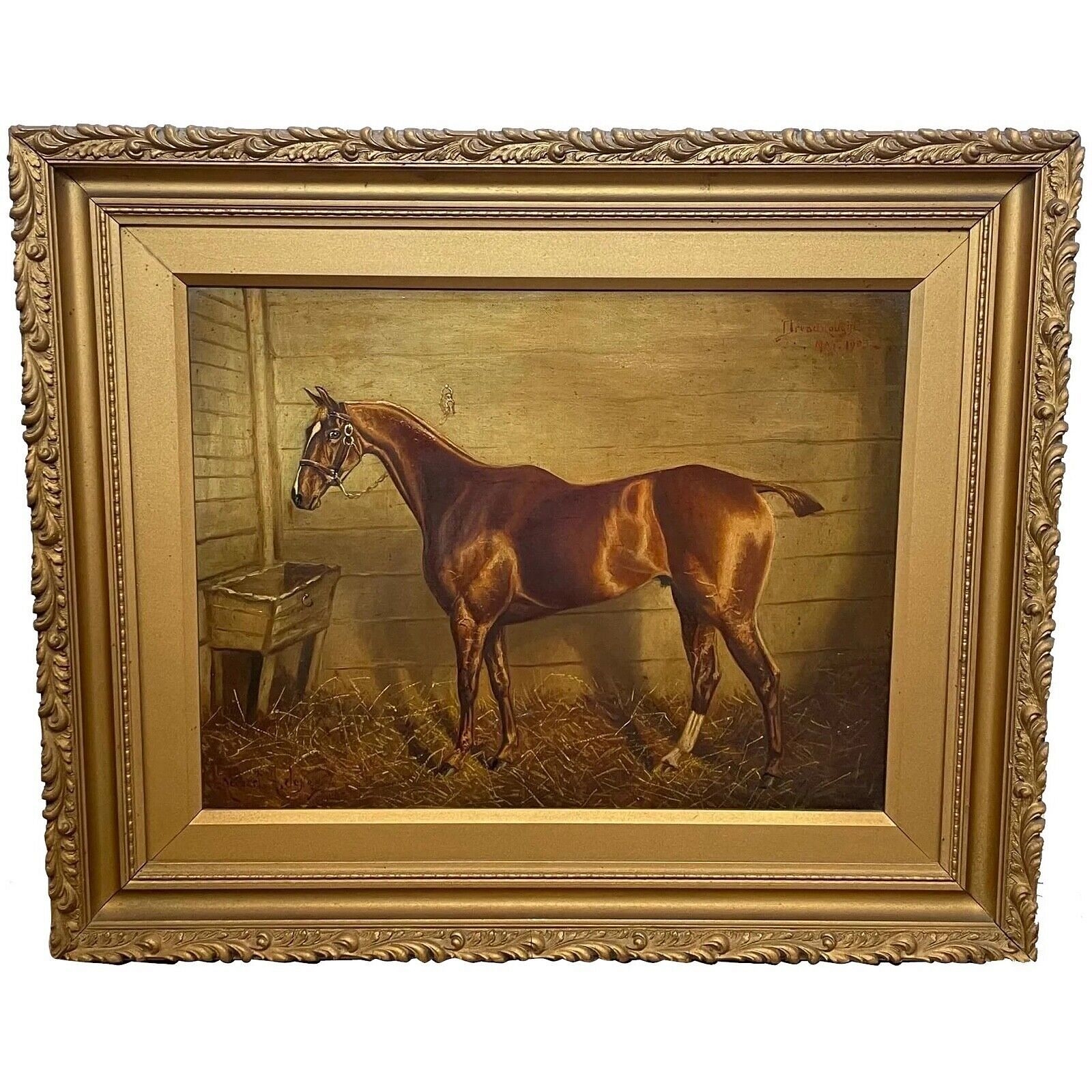 Herbert H. St. John Jones | Rubio, 1908. Portrait of a racehorse (1908 ...