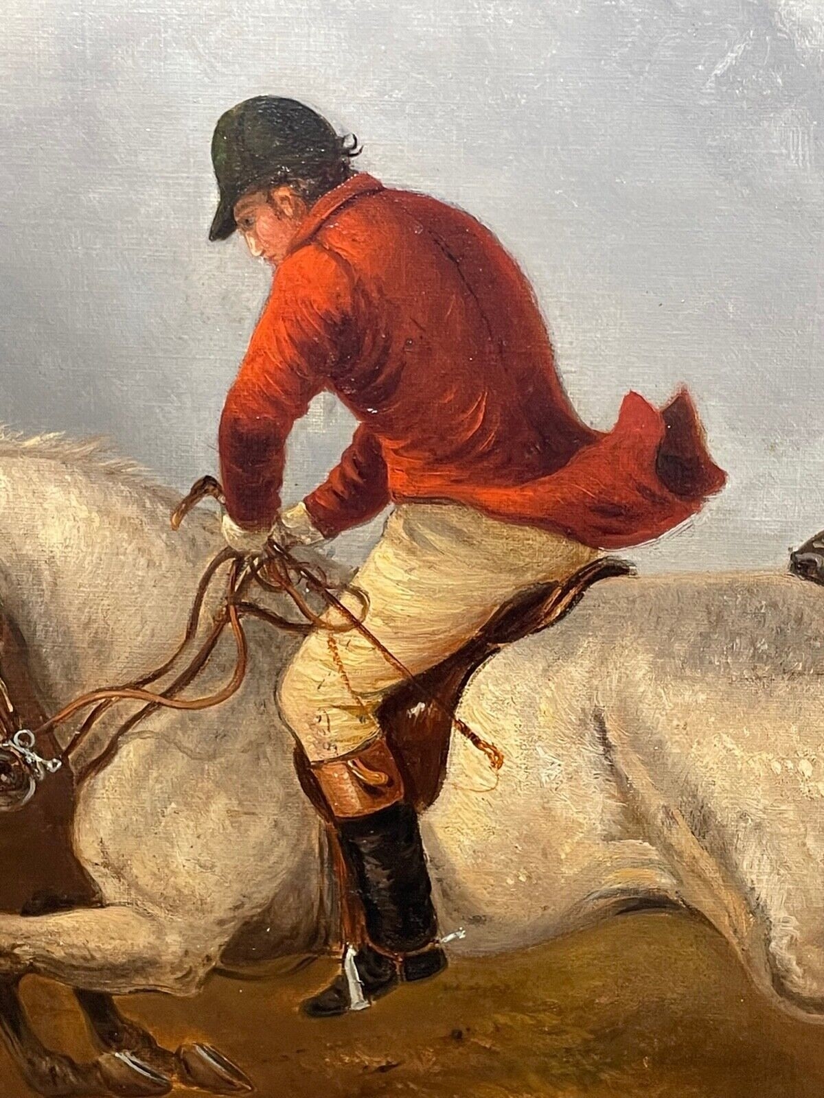 Thomas Smythe | HUNTING CHARGING SCENE OIL PAINTING | MutualArt