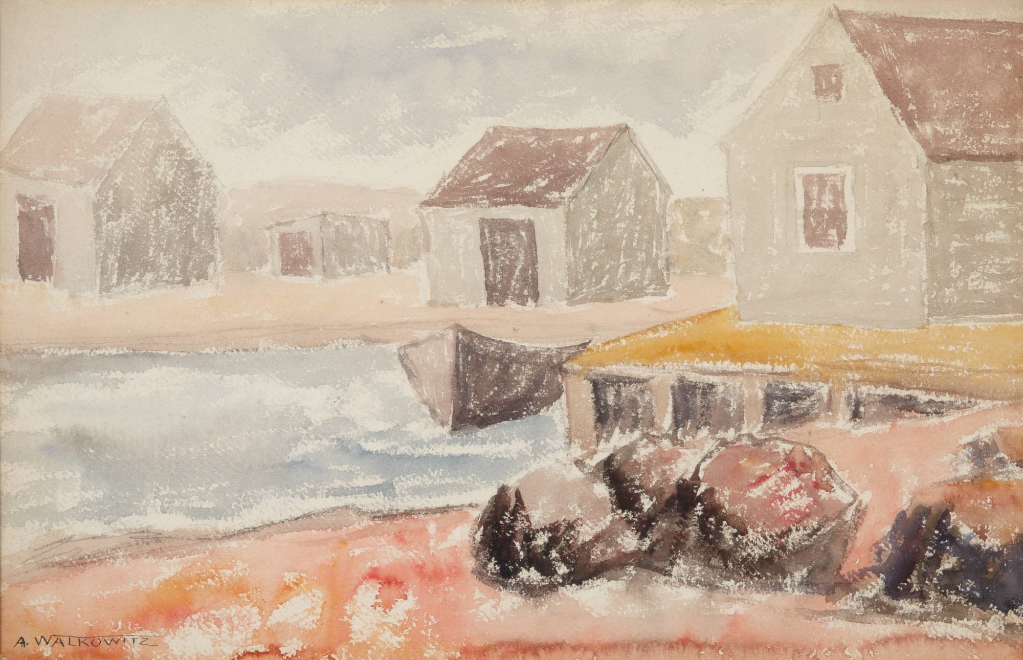 Abraham Walkowitz | Rural Farmhouses | MutualArt