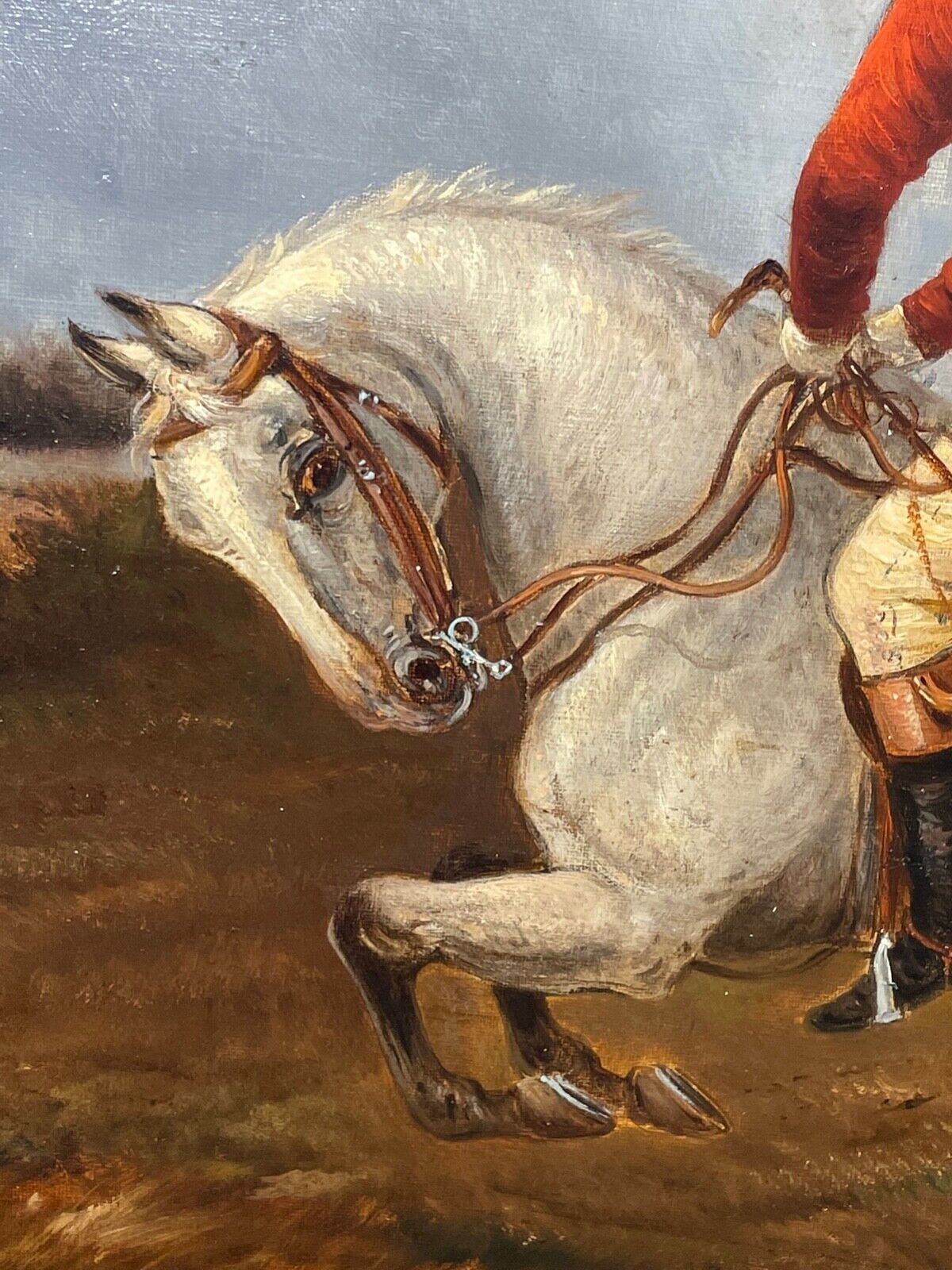 Thomas Smythe | HUNTING CHARGING SCENE OIL PAINTING | MutualArt