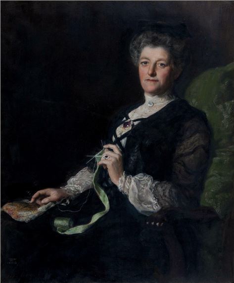 John Collier | PORTRAIT OF A LADY OIL PAINTING (19th Century) | MutualArt