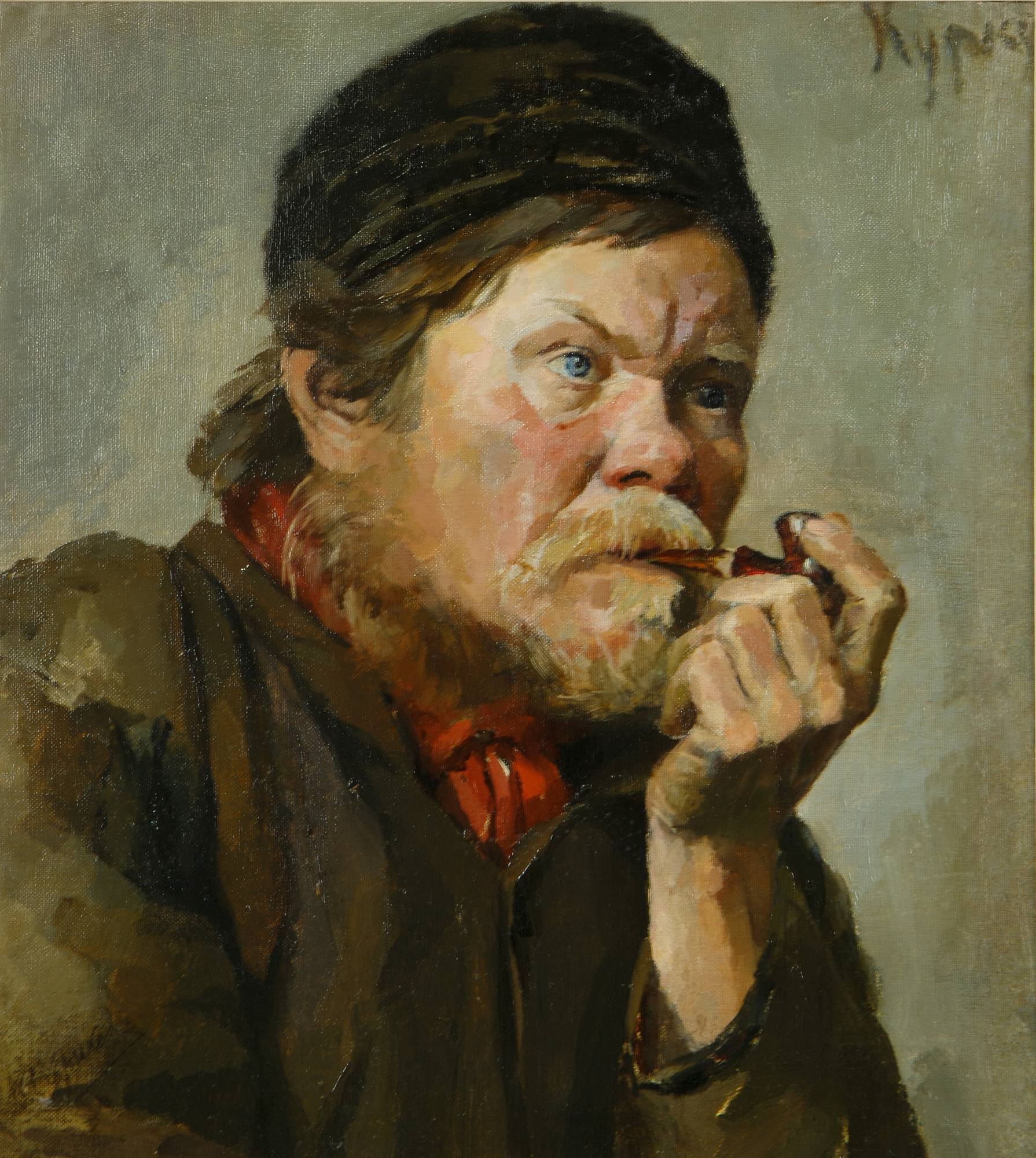 Vasily Surikov | Study of a Cossack for Siberia's conquest by Yermak ...