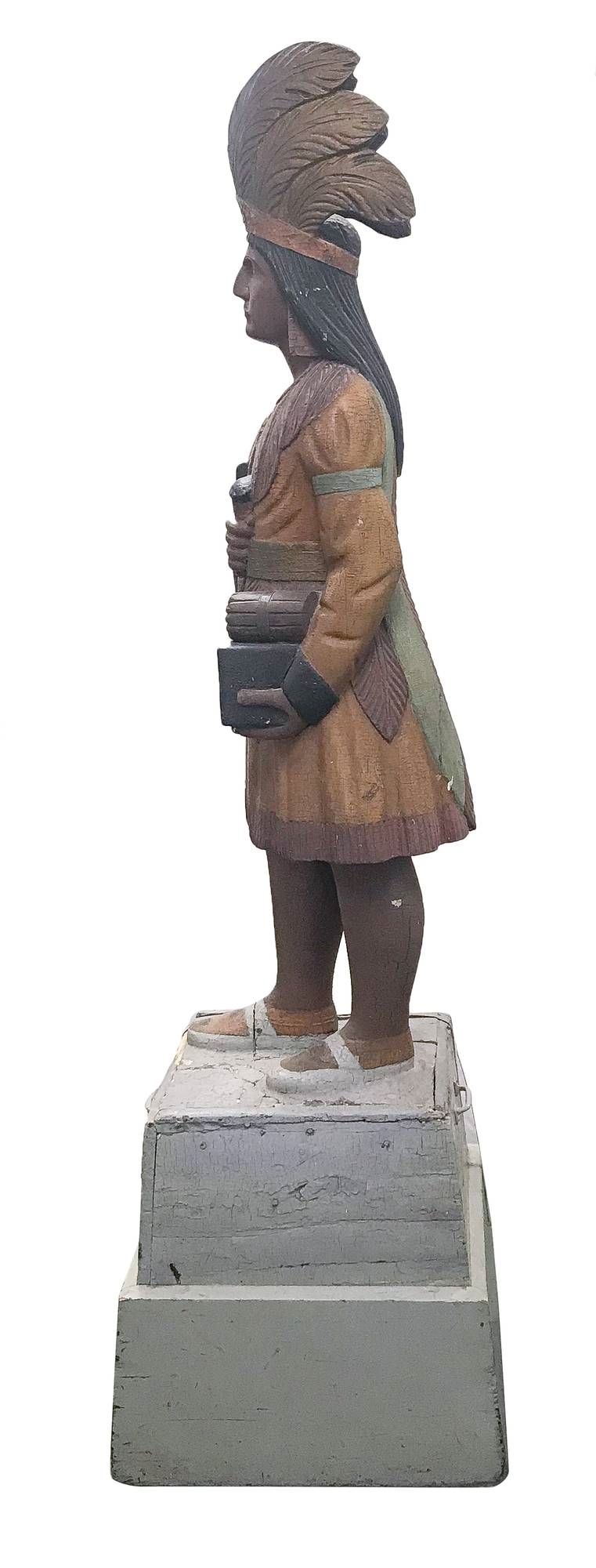 Samuel Anderson Robb | A VERY FINE CIGAR STORE INDIAN | MutualArt